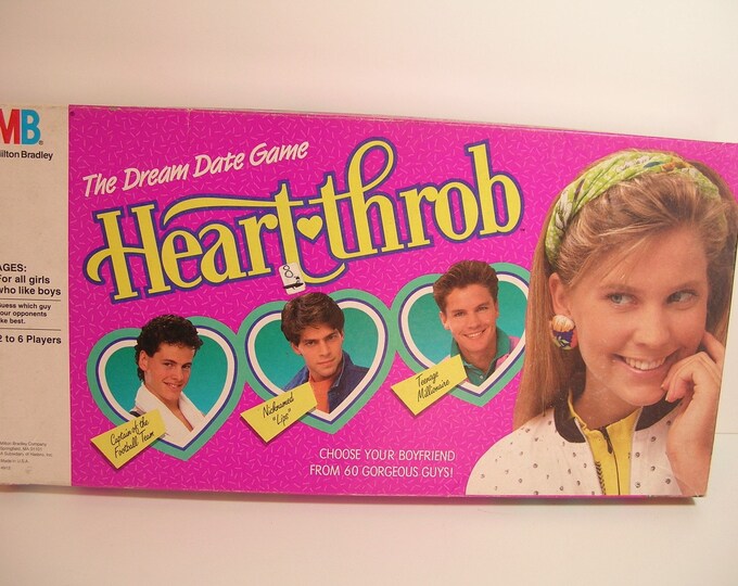 1988 Heart Throb Board Game - Etsy