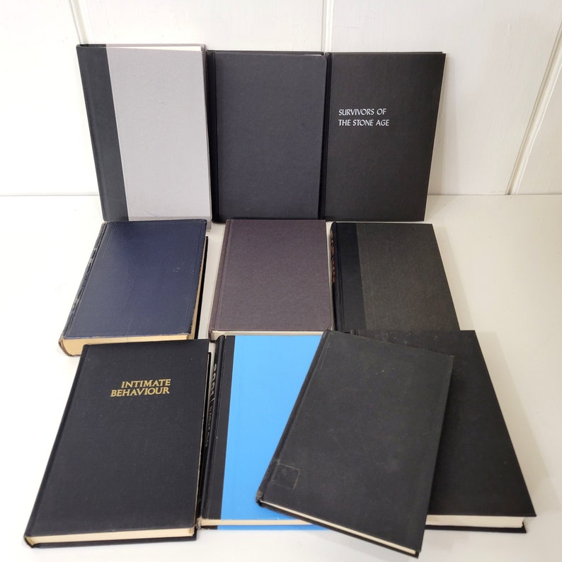 Black Book Collection Set of Ten Library Decor Home Decor - Etsy