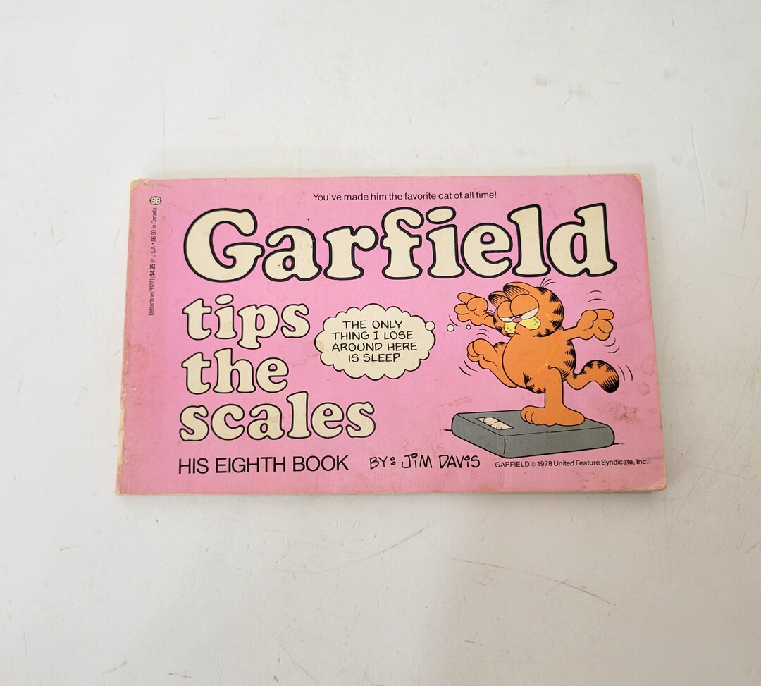 Garfield Tips the Scales by Jim Davis - Etsy