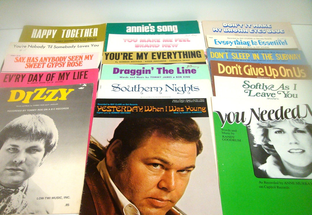 Golden Oldies Sheet Music Collection Tommy James the Turtles Elvis 17 ...