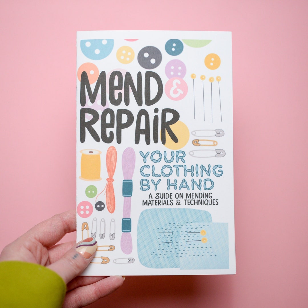 Mend + Repair Your Clothing by Hand Guide Zine - Etsy
