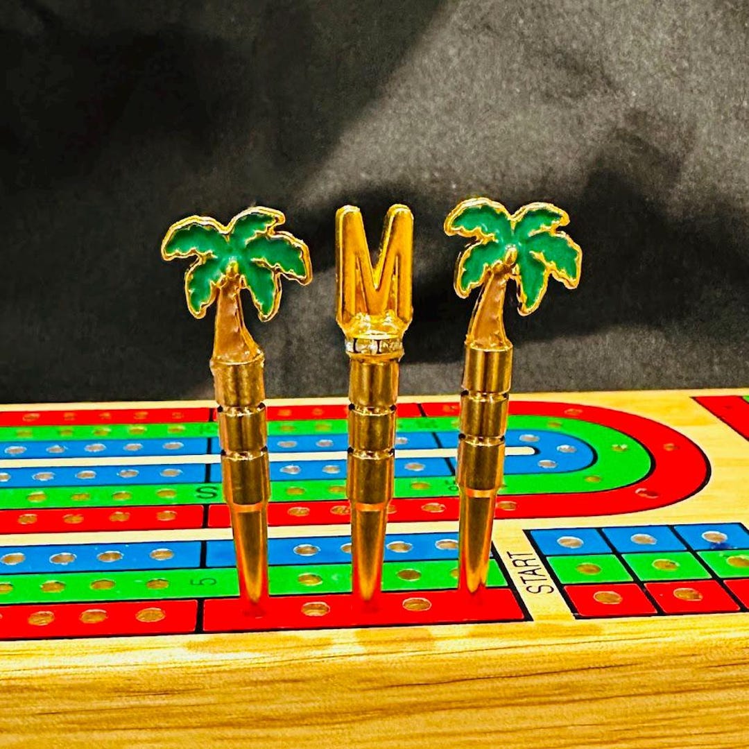 Cribbage Pegs | Crib Pegs | Cribbage | Game Pieces | Palm Trees - Etsy