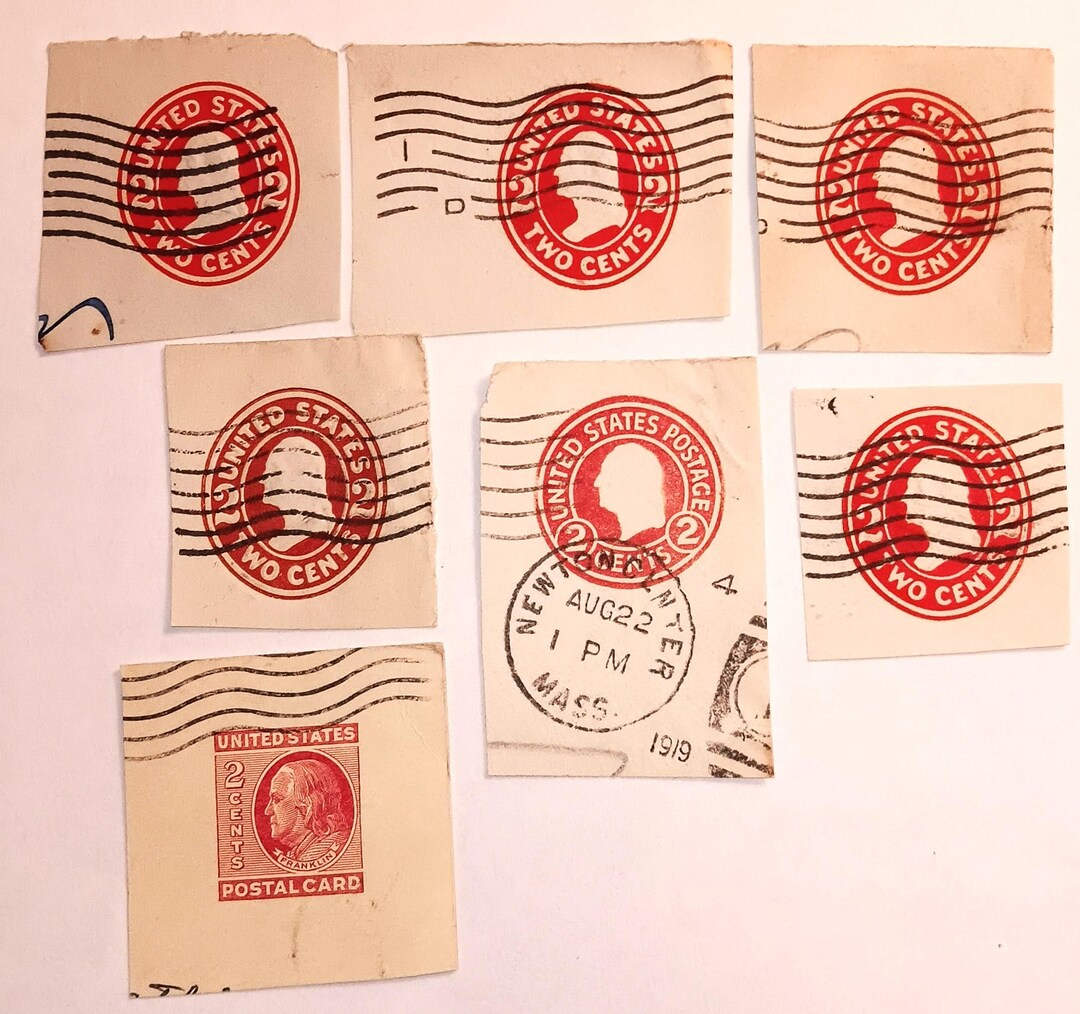 Vintage Stamps, Scott UX38, U429, Postal Card Stamps, Lot of 6 - Etsy