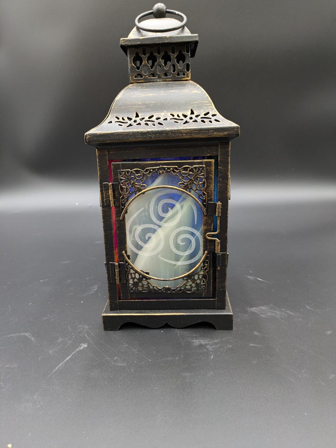Atla Four Elements Lantern, Metal Lantern, Avatar Inspired Decoration ...