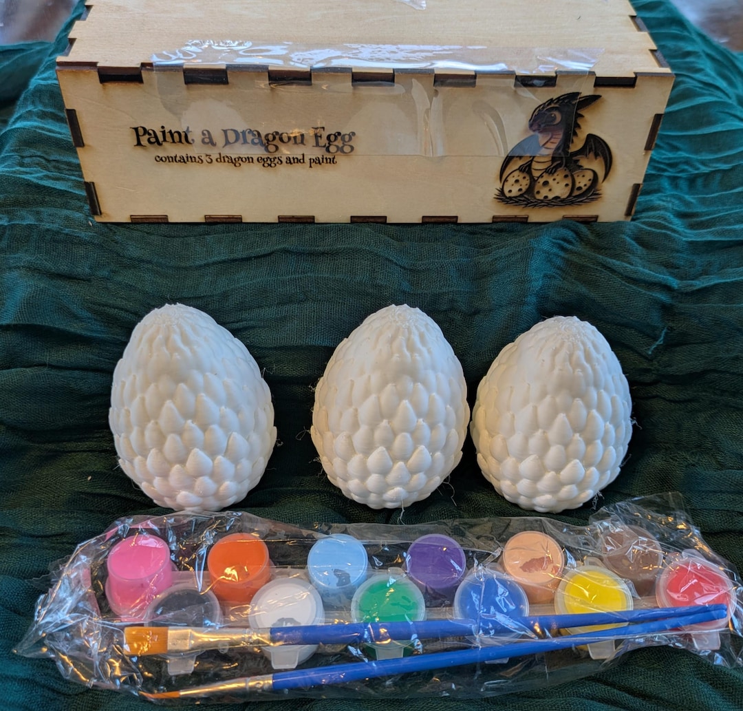 DIY Dragon Egg Painting Kit | Fantasy Art Craft Set for Kids & Adults ...
