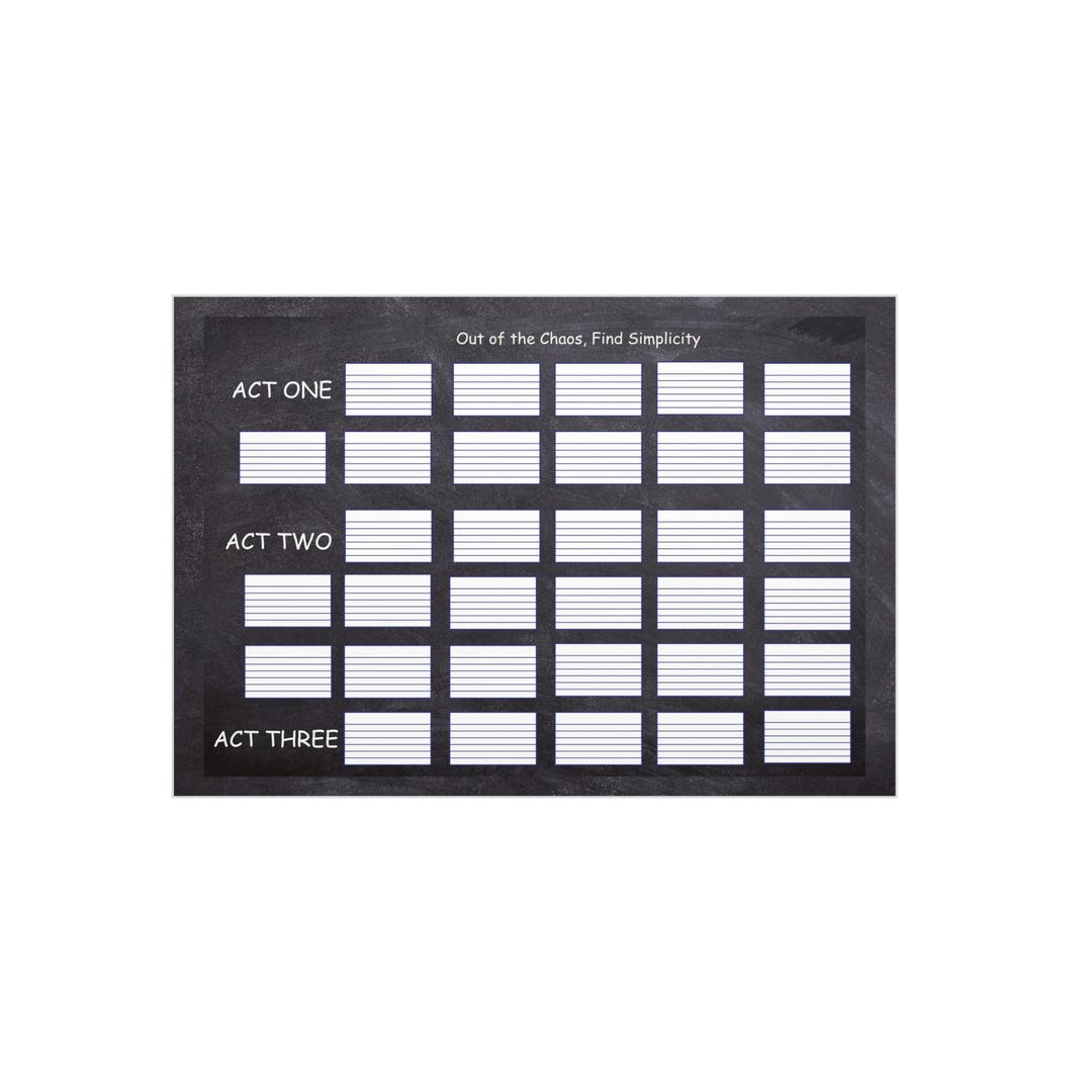 Screenwriting Plot Board – Act One, Two, Three Foam Board - Etsy