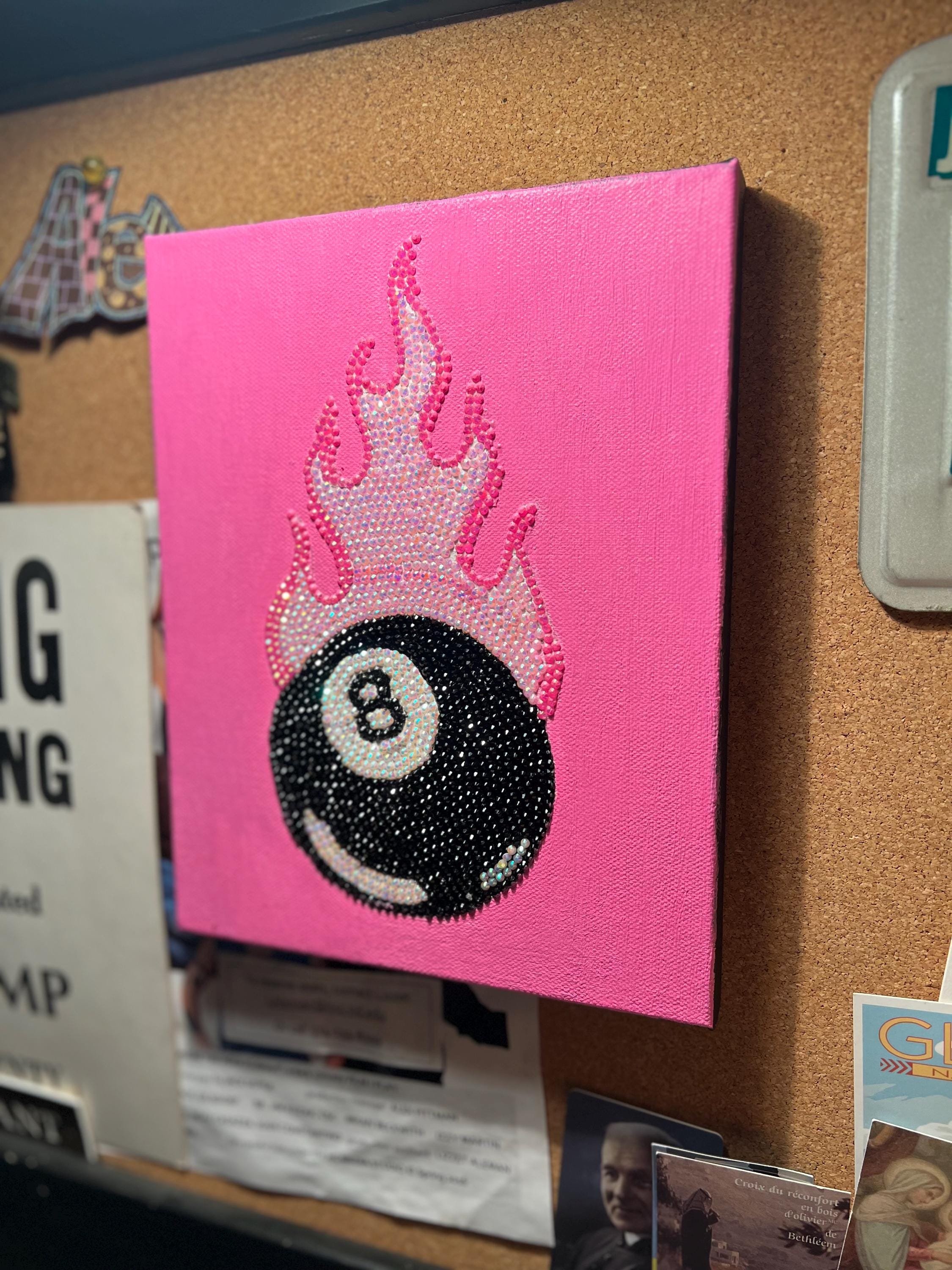 Rhinestone Art Canvas - Etsy