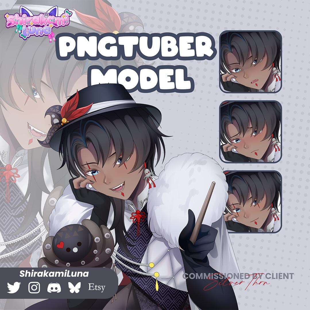 Pngtuber Custom Pngtuber Pngtuber Model Pngtuber Art Pngtuber Character ...
