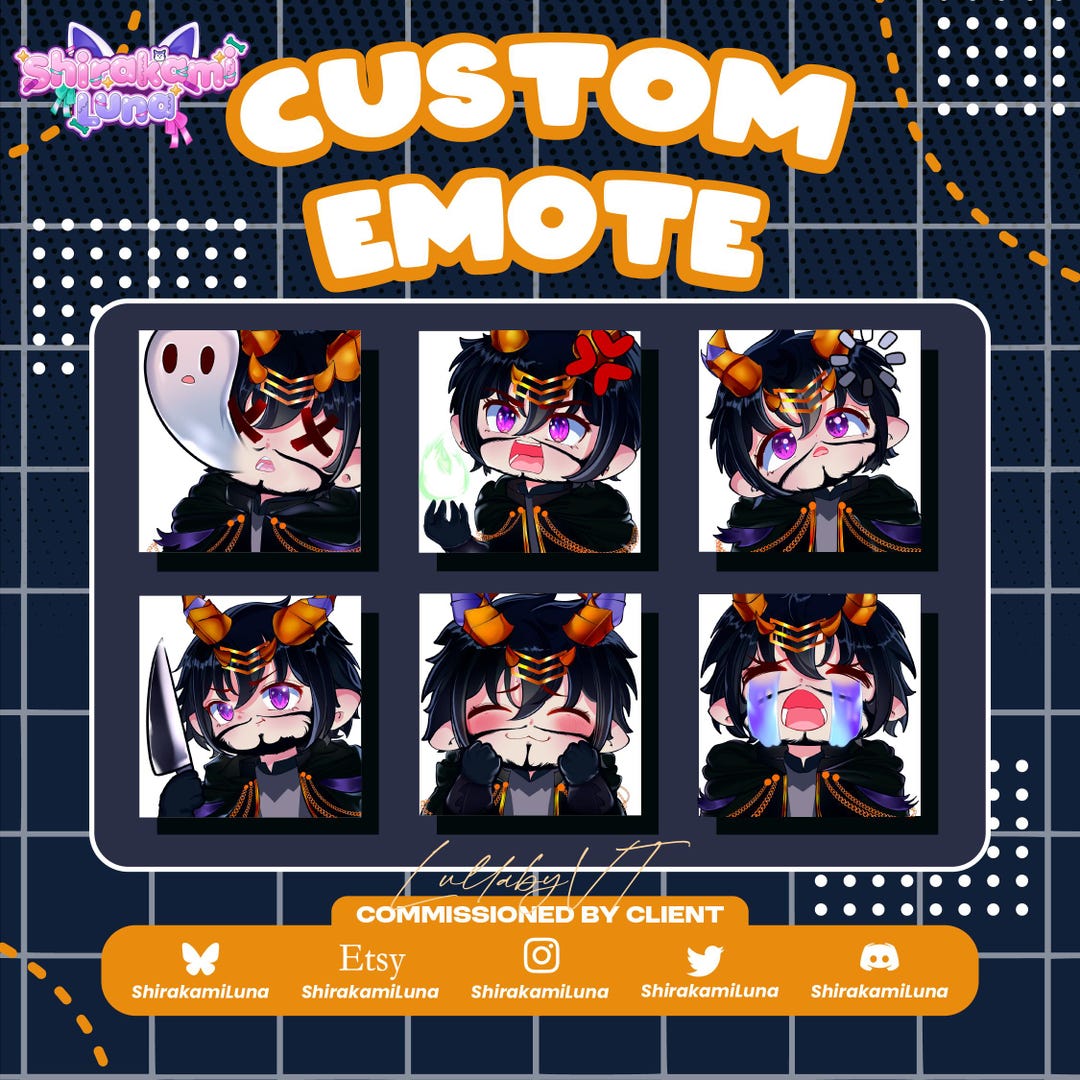 Emotes Custom Emotes Twitch Emotes Cute Emotes Emotes Pack Chibi Emotes ...