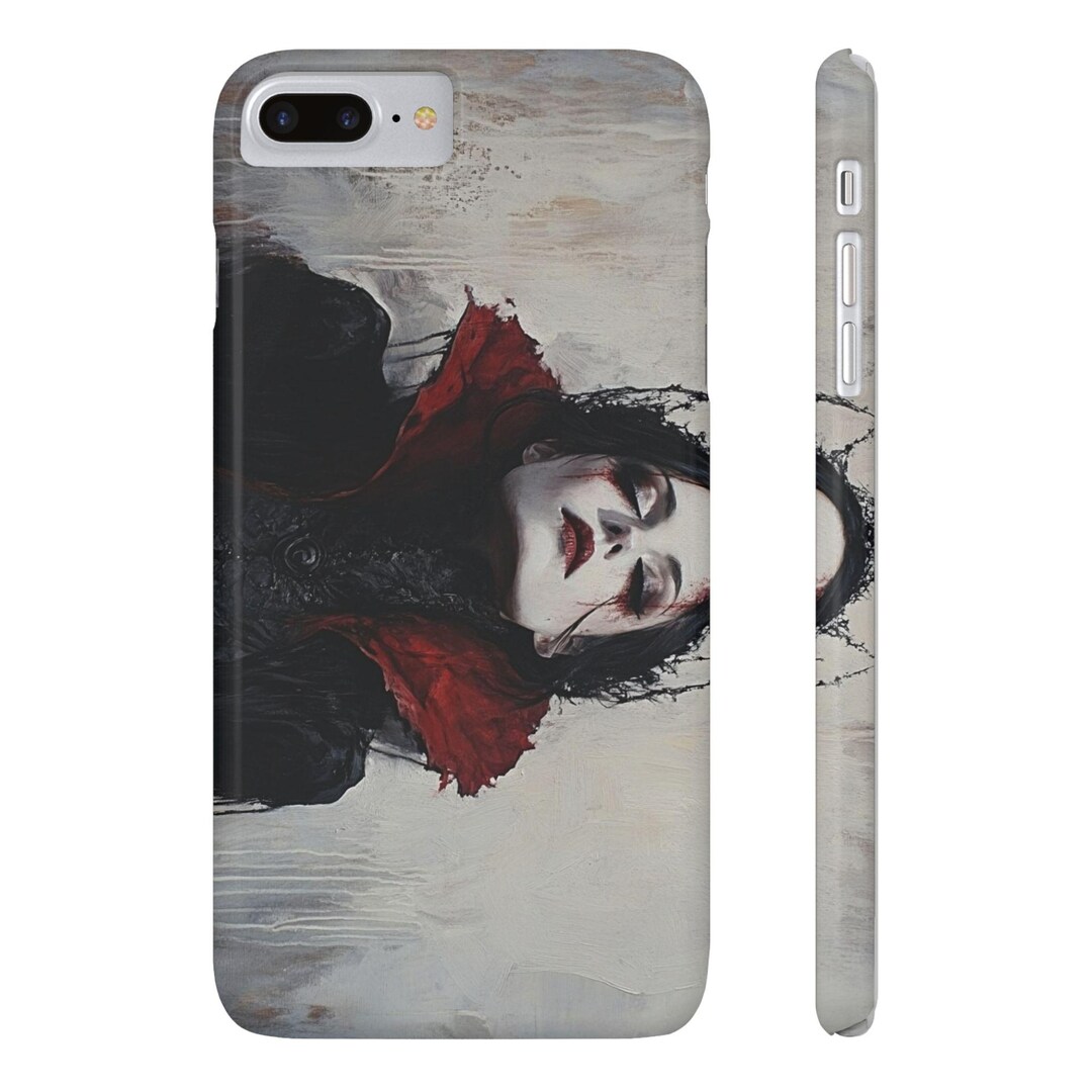 Wicked Witch Gothic Art Slim Phone Cases, Dark Aesthetic Phone Cover ...