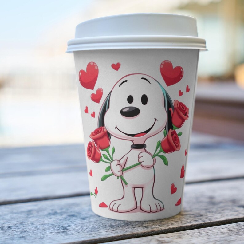 225 Romantic Snoopy Roses PNG Clipart | 1080x1080 Png JPG, Sublimation ...