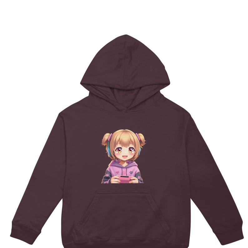 Chibi Anime Gamer Girls Clipart Bundle - Kawaii, Happy, Goth Streamer ...