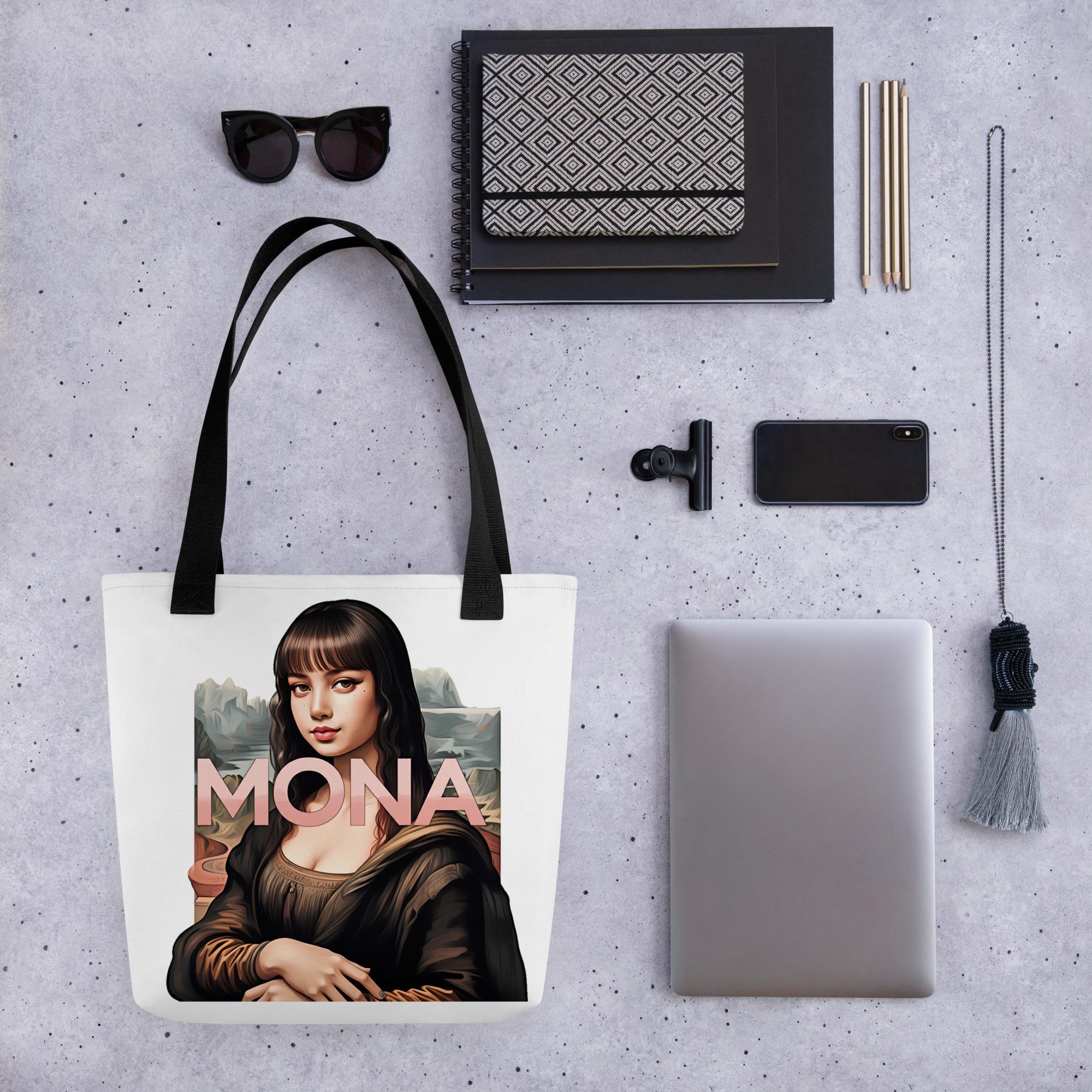 Blackpink Mona Lisa Tote Bag Lalisa Alter Ego Kpop Merch Lisa Rose ...