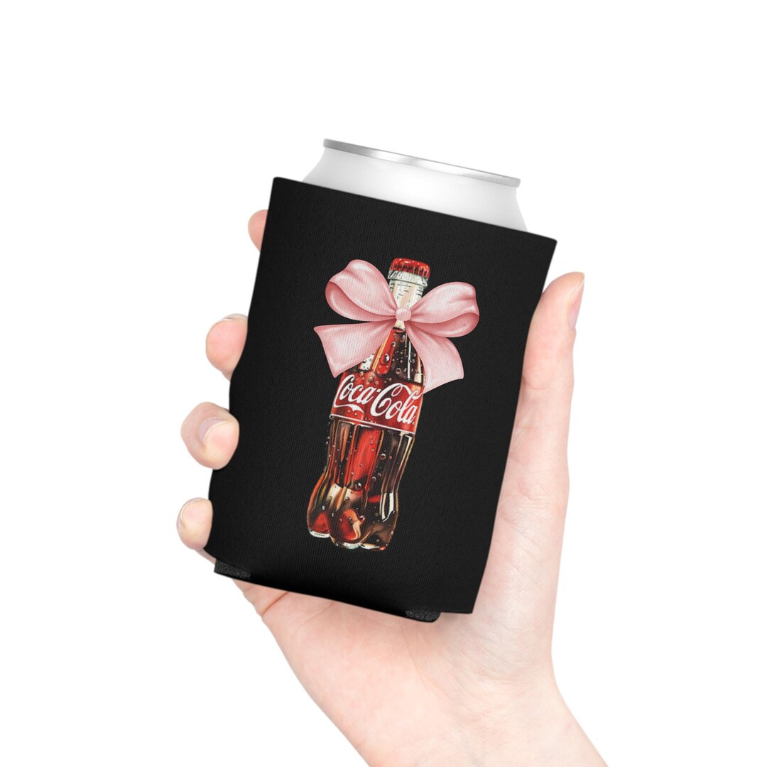 Coquette Pink Bows, Vintage Coca-cola Can Cooler With Bow, Cookouts ...