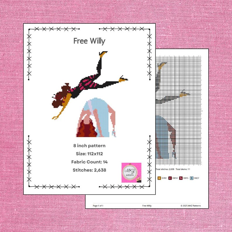 Free Willy Cross Stitch Pattern - Etsy