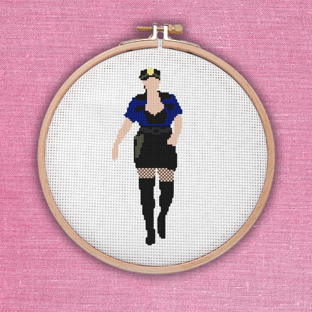 Officer Dina Cross Stitch Pattern - Etsy