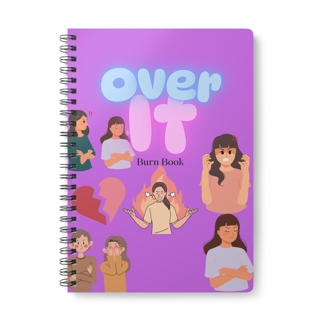 Fun Over It Burn Book Wirobound Softcover Notebook, A5 | Creative ...