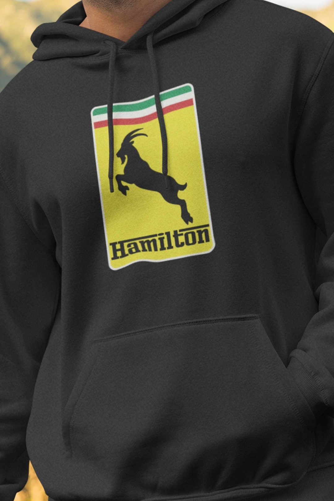 Lewis Hamilton Ferrari GOAT Hoodie / Hoody Funny Meme LH44 Formula 1 F1 ...