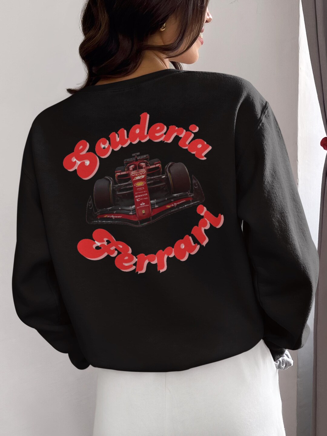 Ferrari Racing 2024 Formula 1 Car Oversize Jumper Charles Leclerc ...