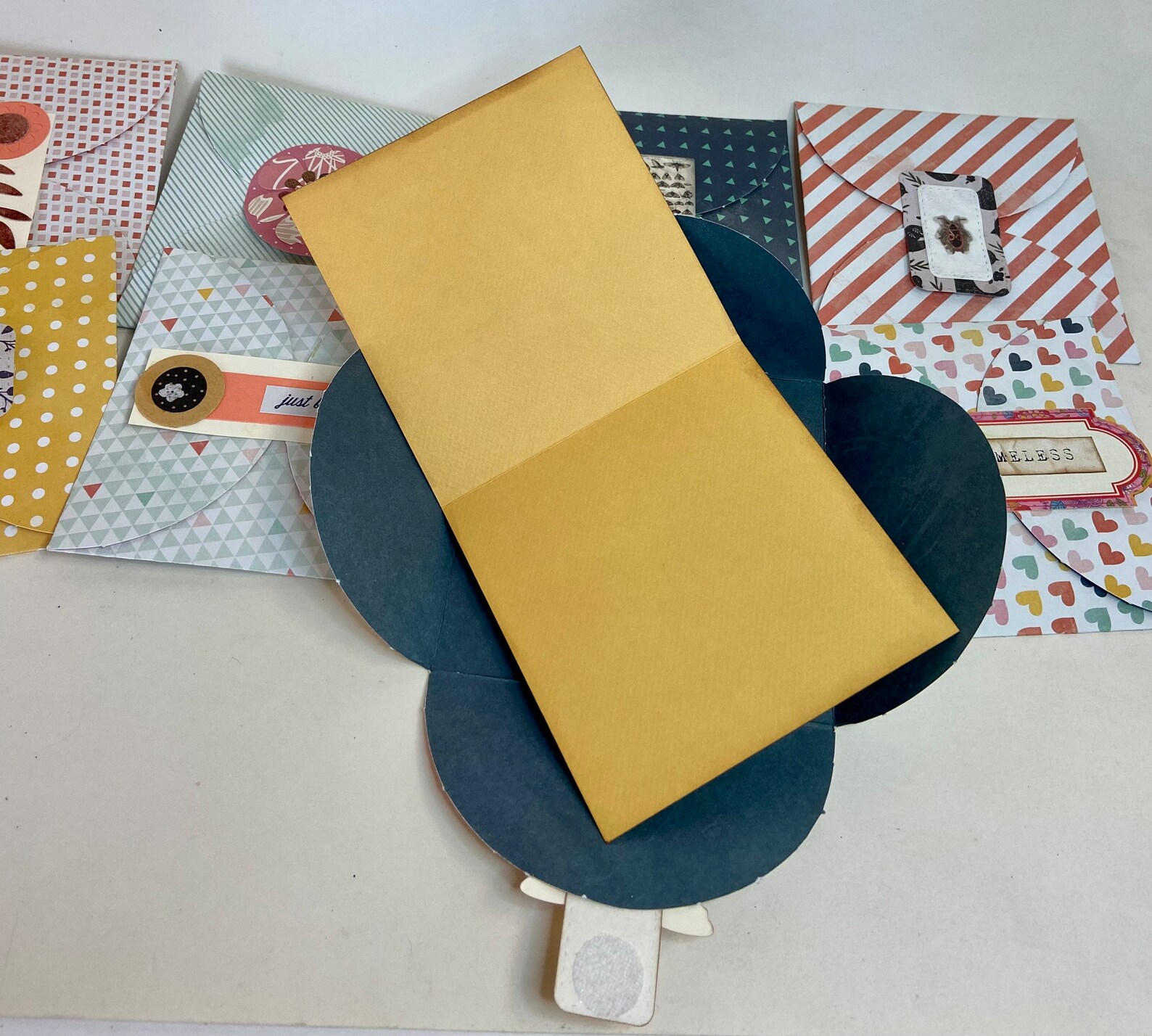 Colorful Embellished Blank Note Cards With Envelopes Set of 4 Random - Etsy