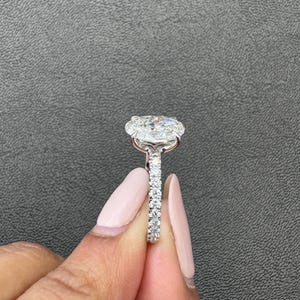 2 Carat Oval Diamond Engagement Ring,2 Carat Diamond Ring,oval Diamond ...