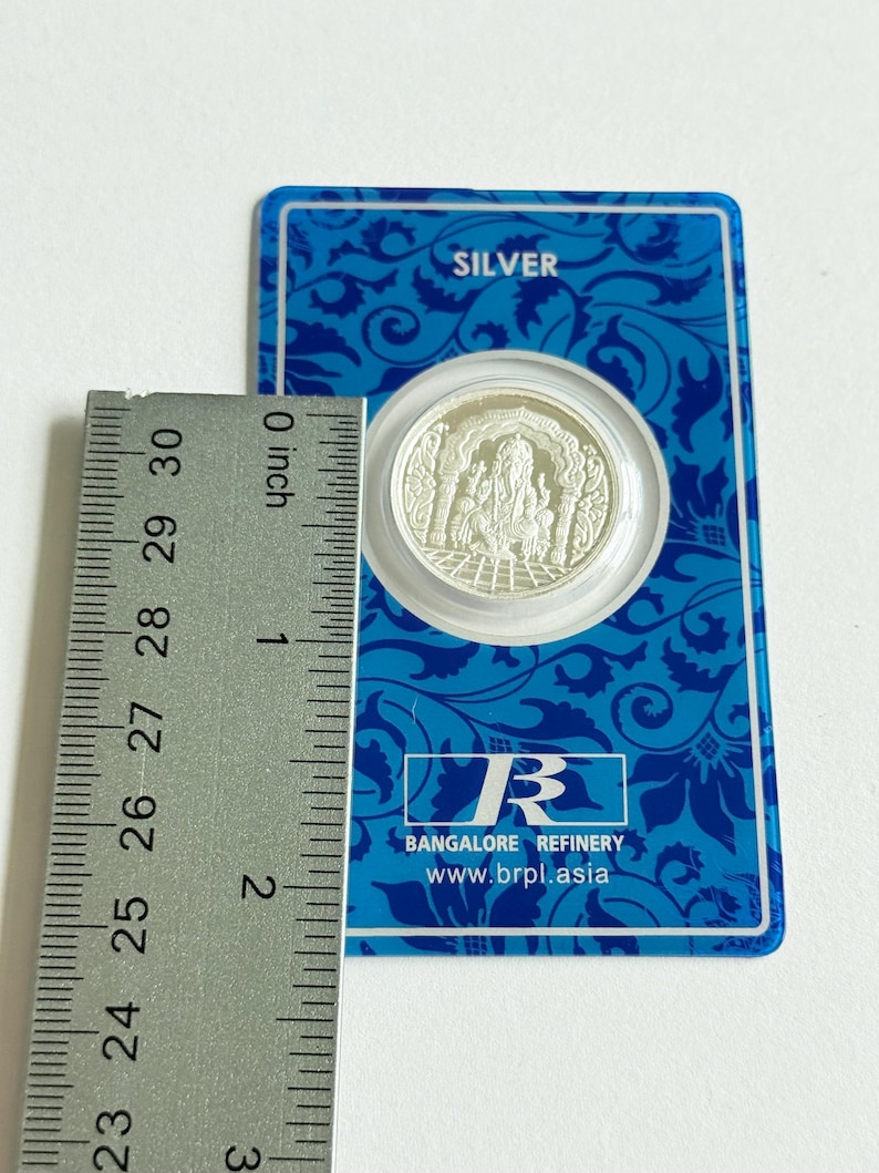 5 Gram 999 Pure Silver Indian Coins | Indian Silver Coins | Silver ...
