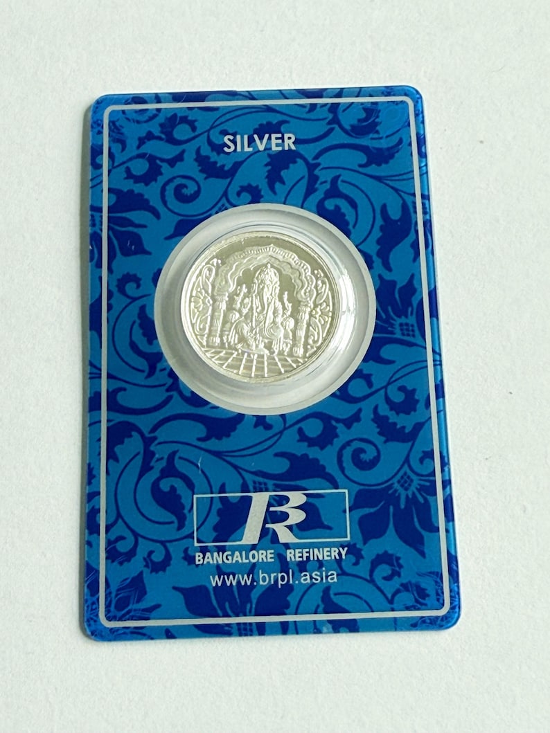 5 Gram 999 Pure Silver Indian Coins | Indian Silver Coins | Silver ...