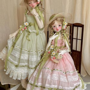 1/4 BJD Dress Custome Dress, Mdd Msd 45cm Bjd Clothes, Bjd Clothes Rococo Dress, Custom 1:4 Doll ...