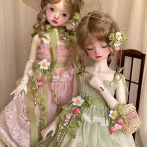 1/4 BJD Dress Custome Dress, Mdd Msd 45cm Bjd Clothes, Bjd Clothes Rococo Dress, Custom 1:4 Doll ...