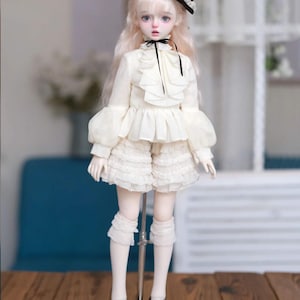 1/4 Bjd Doll Dress Bjd Clothes Outfit, Bjd Doll Maid Uniform, Custom ...