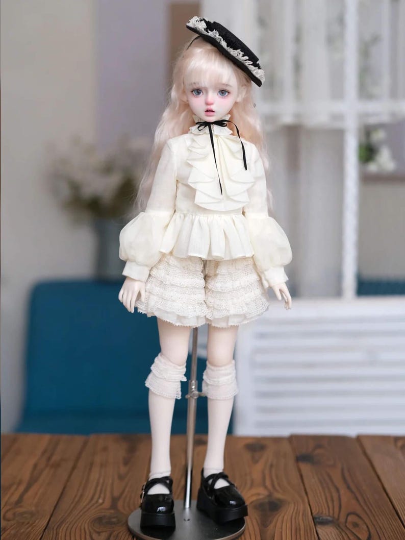1/4 Bjd Doll Dress Bjd Clothes Outfit, Bjd Doll Maid Uniform, Custom ...