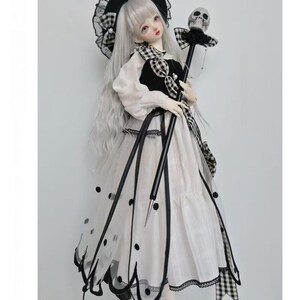 1/3 BJD Dress Doll Clothes Gothic Dress, Custom Doll Clothes Bjd Outfit, MSD MDD 60cm Bjd ...