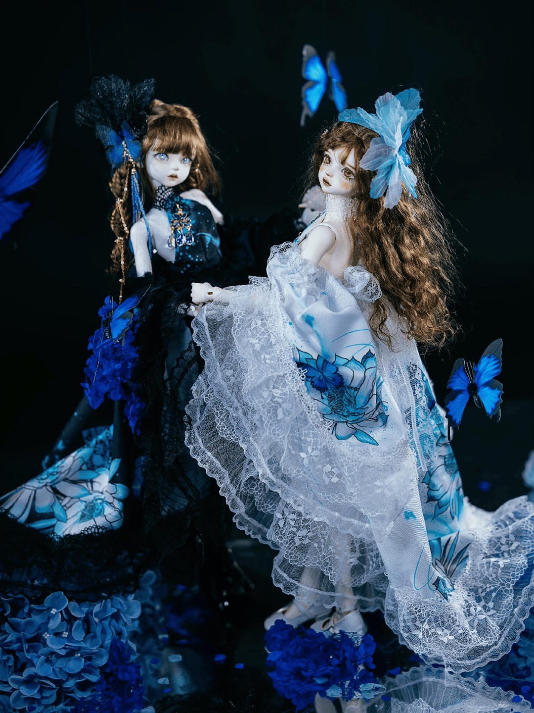 1/4 BJD Dress Gothic Bjd Doll Dress, Mdd Msd 45cm Bjd Princess Dress, 1 ...
