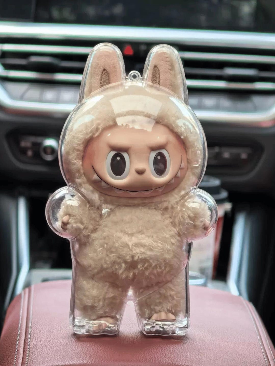 Labubu Protectors Labubu Acrylic Plastic Case, Acrylic Macaron Case for ...