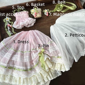 1/4 BJD Dress Custome Dress, Mdd Msd 45cm Bjd Clothes, Bjd Clothes Rococo Dress, Custom 1:4 Doll ...