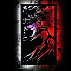 Anime Wooden Led Sign Illuminated Sign Wall Hanging, Manga Sign, 2025 ...