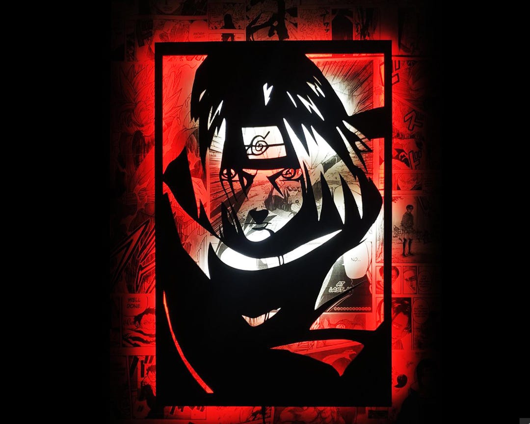 Anime Wooden Led Sign Illumunated Sign Wall Hanging, Manga Sign, 2025 ...