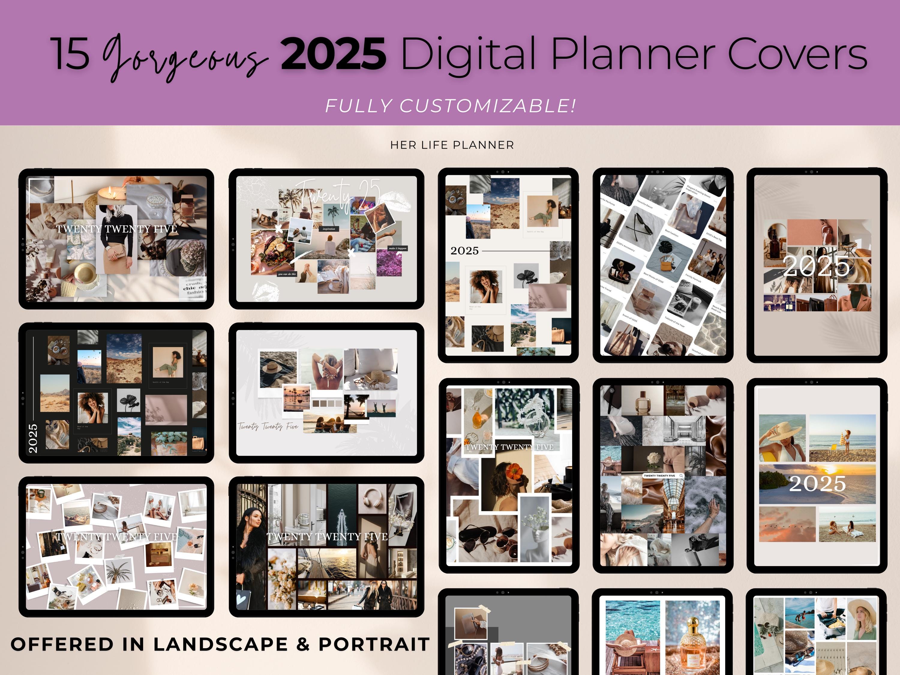 15 Customizable Digital Planner Covers Customizable Planner Covers ...