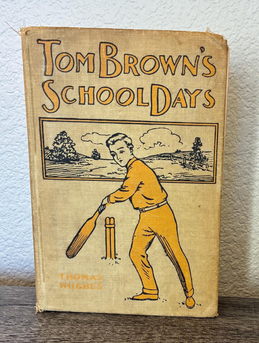 Tom Brown's School Days Antique Book: Victorian School Story Hardcover ...