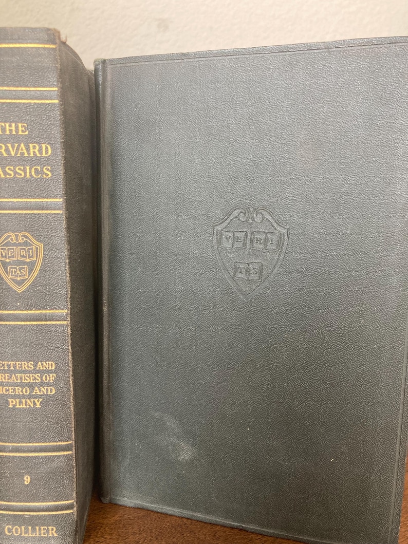 Three Black Harvard Classic Literature Books, Published 1909-1910 - Etsy