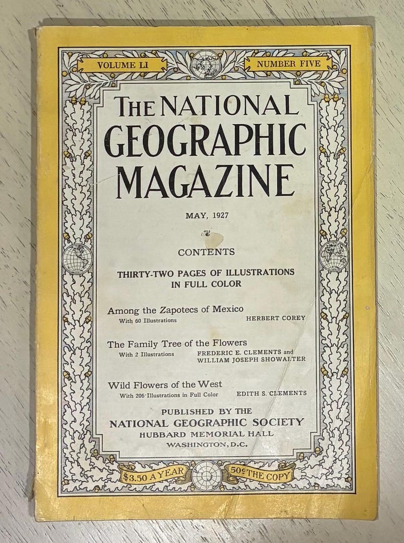National Geographic Magazine, May 1927 - Zapotecs of Mexico, Family ...