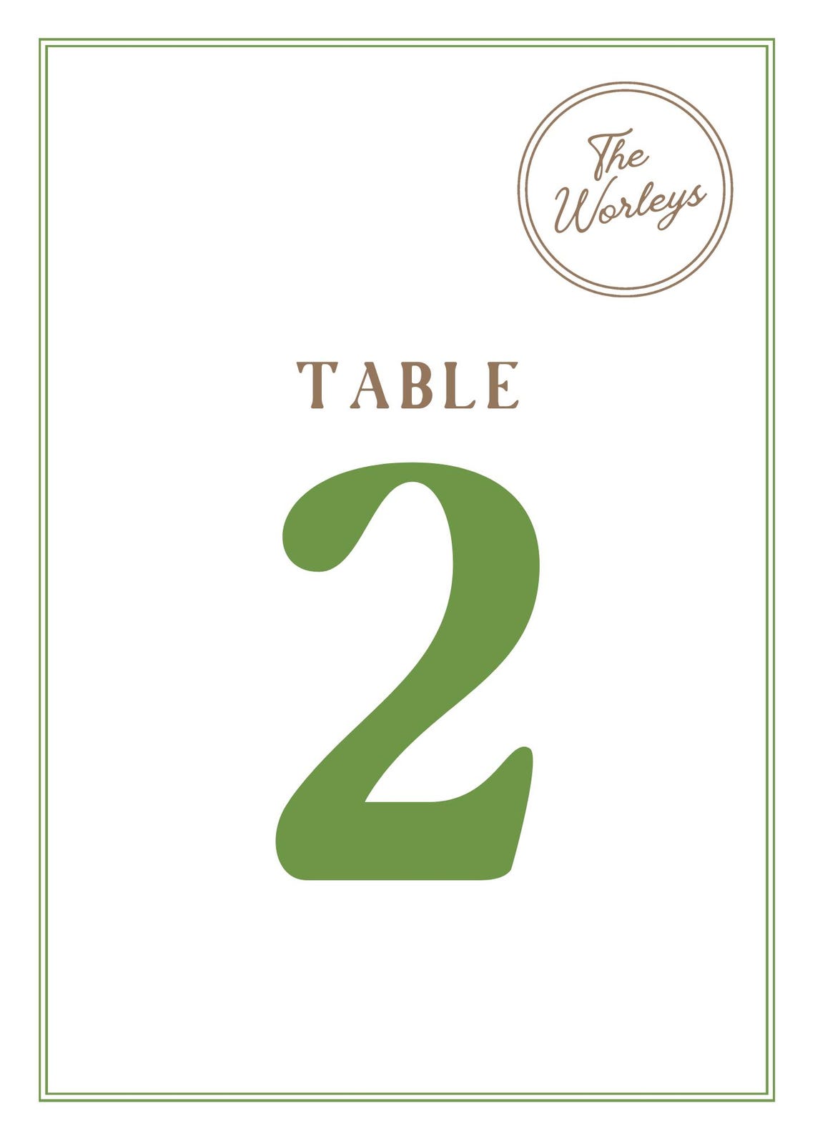 Editable Table Numbers Template | Canva Wedding Table Signs | Minimal ...