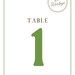 Editable Table Numbers Template | Canva Wedding Table Signs | Minimal ...