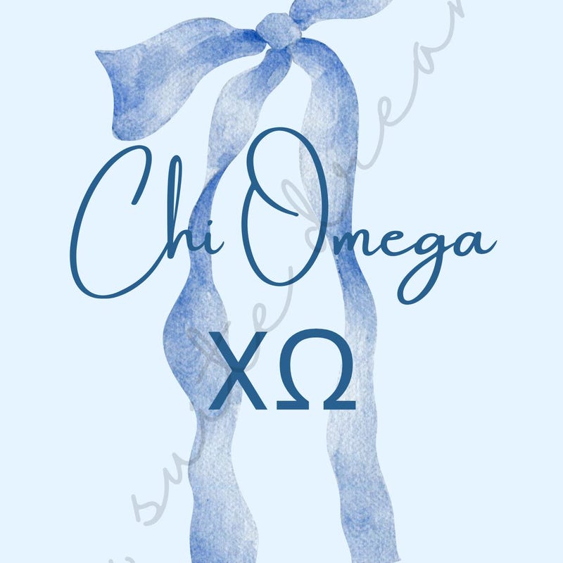 Chi Omega Decor - Etsy