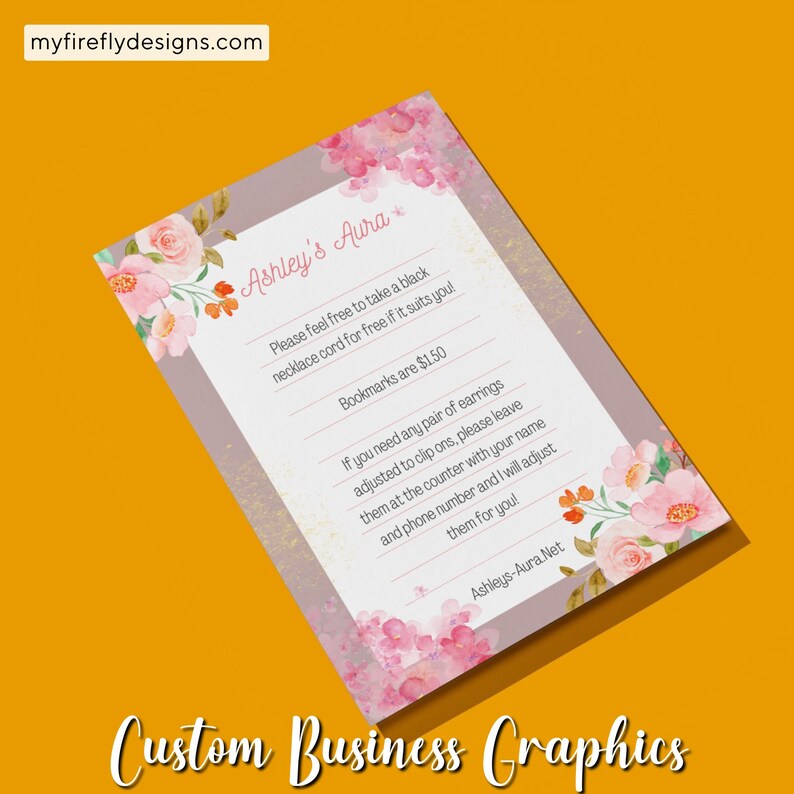 Custom Business Graphics PDF, PNG, JPG Ready to Download and Print - Etsy