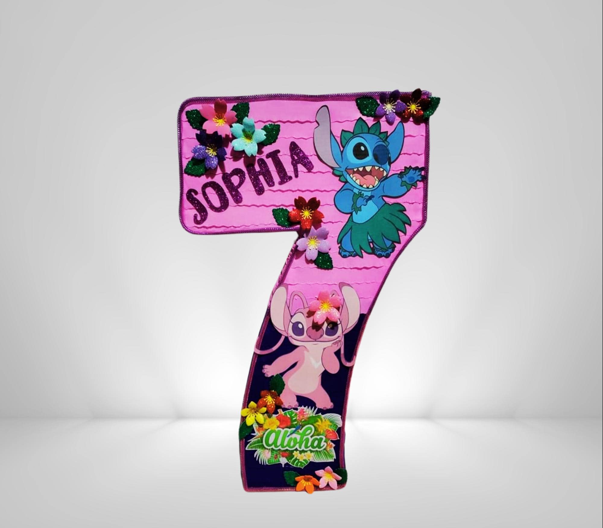 Stitch Pinata, Number Pinata, Birthday Pinata, Kids Pinata, Celebration - Etsy