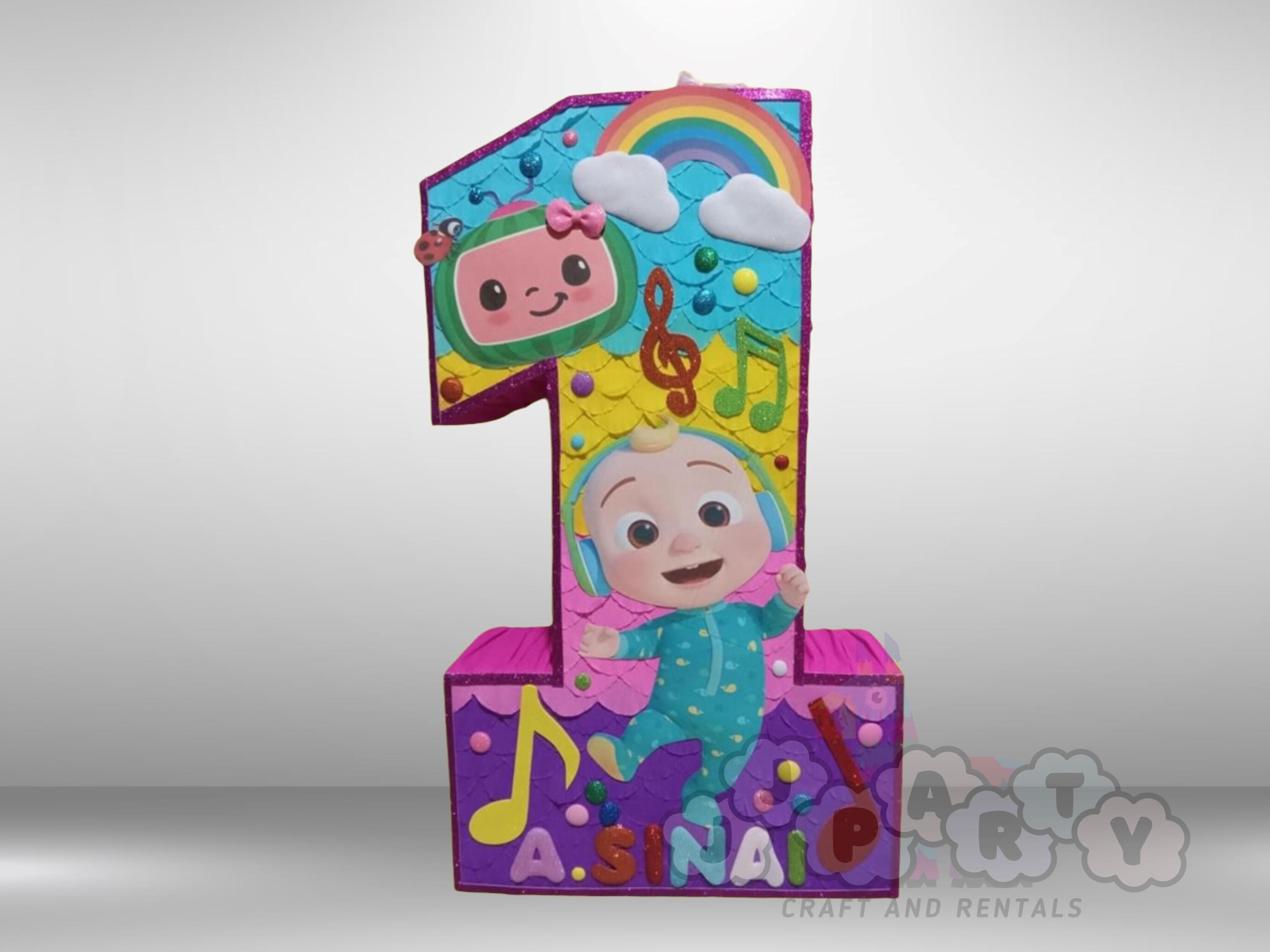 Number 2 Cocomelon Pintas Birthday 2 - Etsy