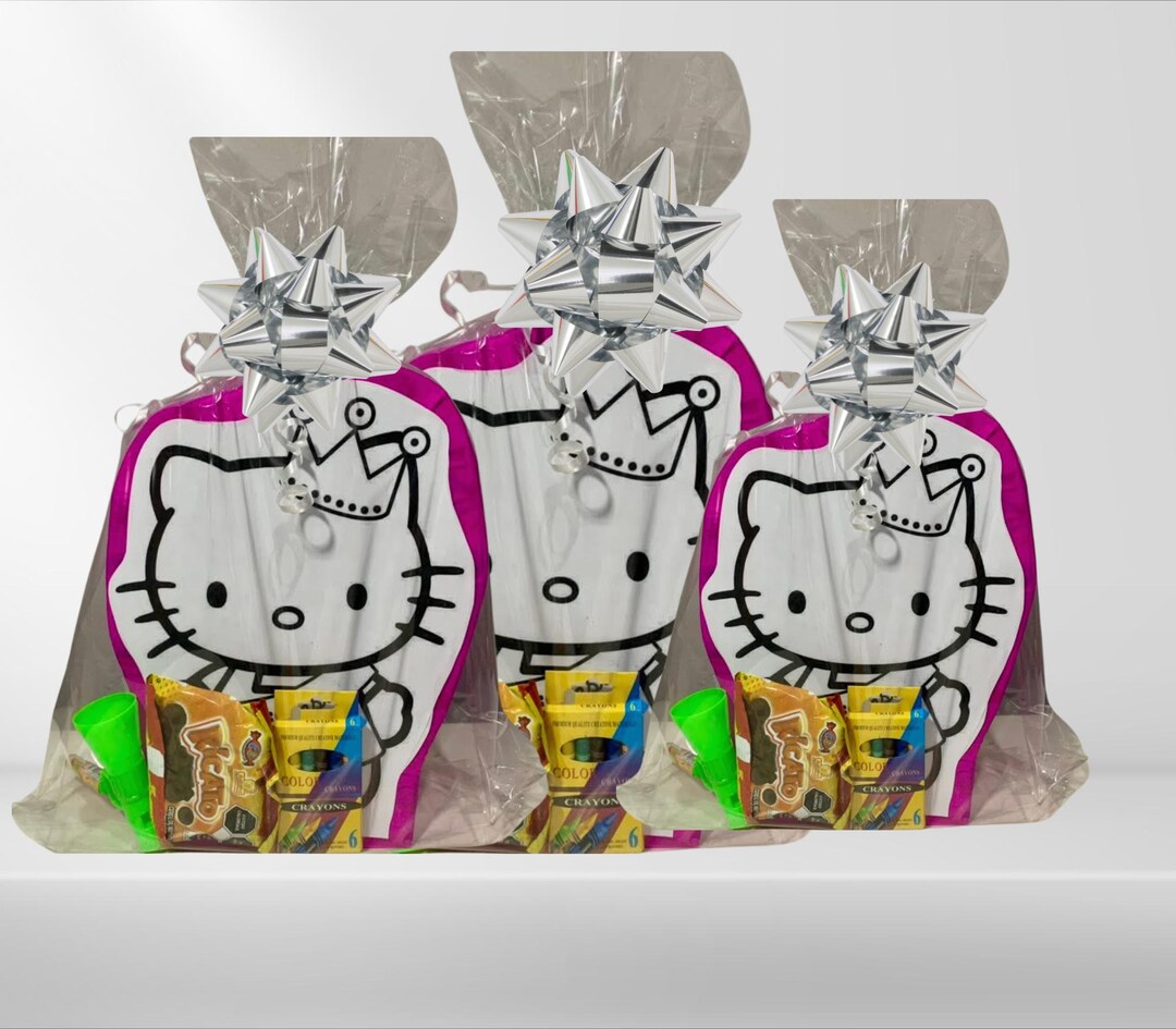 Hello Kitty Mini Pinata, Centerpiece, Party Favor- Coloring Pinata ...