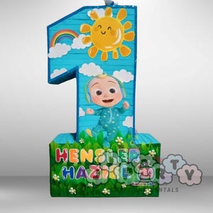 Number 2 Cocomelon Pintas Birthday 2 - Etsy