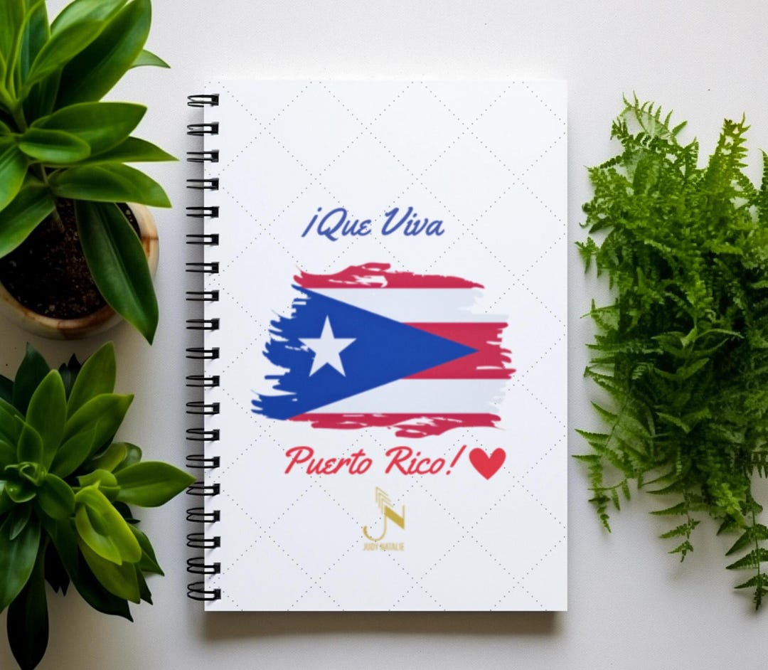 Notebook, Puerto Rico Flag, Journals, Puerto Rico Gift, Birthday Gifts ...